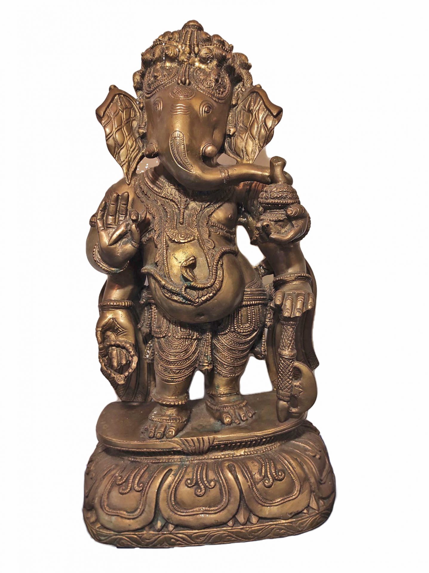 Statue de Ganesh en bronze - Indian Shop Boutique indienne