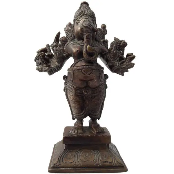 Statue Ganesh ou Ganapati en bronze - Indian Shop Boutique indienne